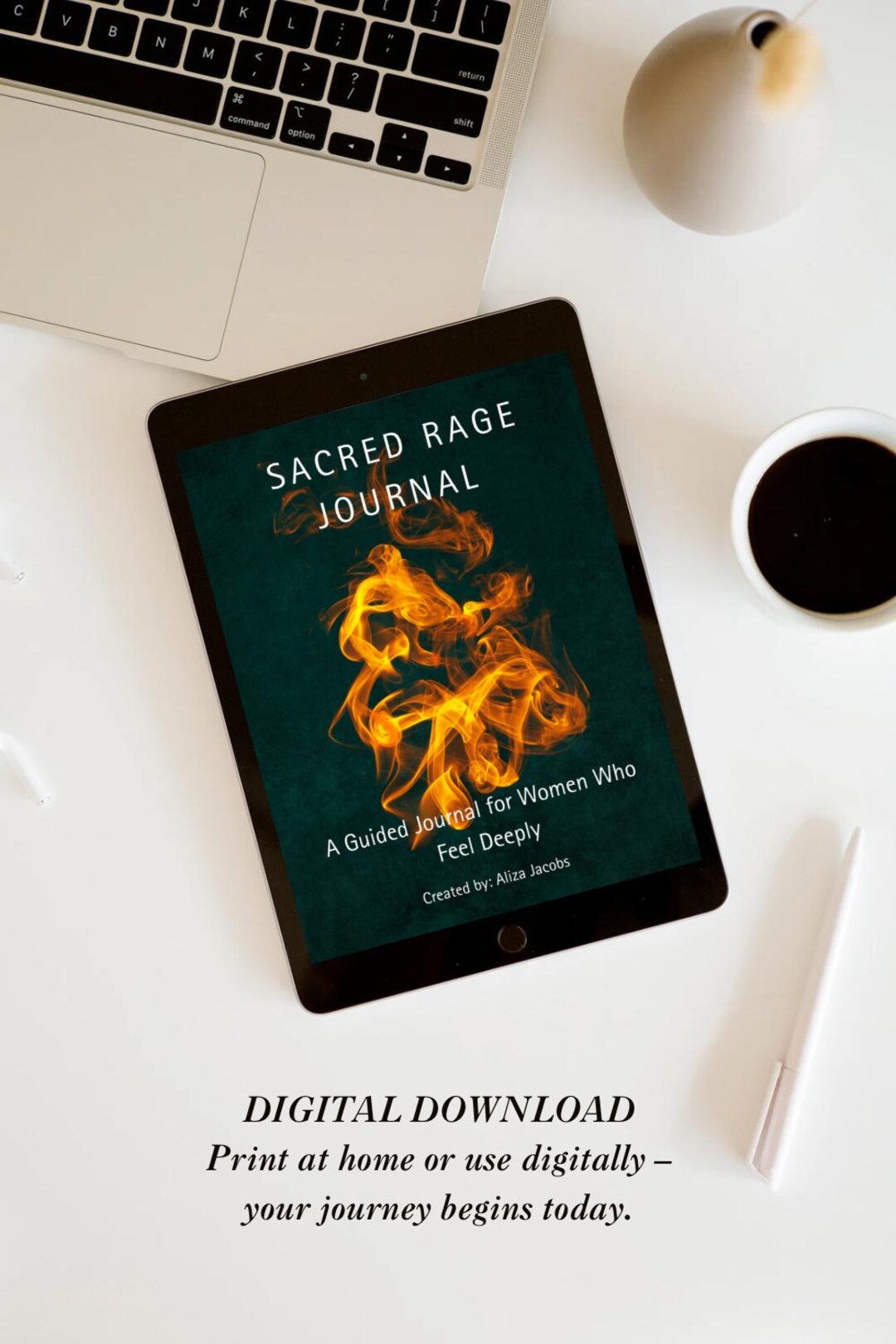 Sacred Rage Journal | Printable Healing Journal | Digital Download ...