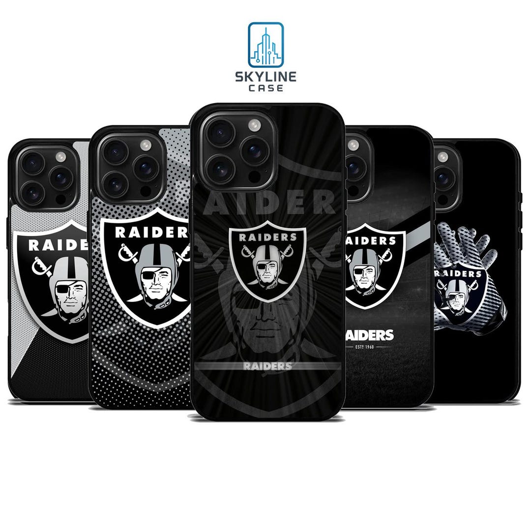 Black & Silver Football Team Phone Case: Sports Fan Gift - Etsy