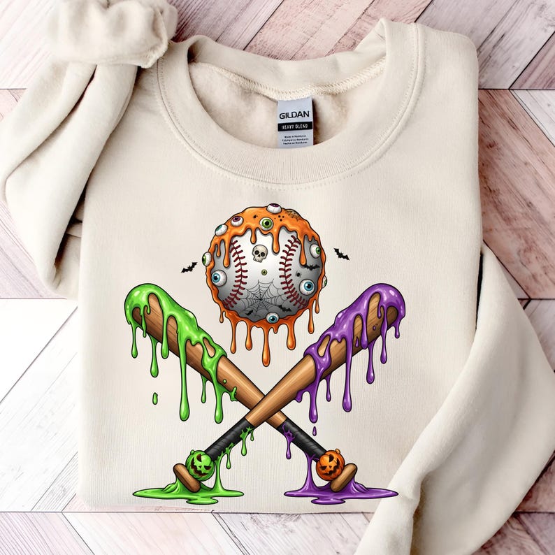 Baseball Drip for Boys Ice Cream Drip Halloween Png, Baseball Player ...