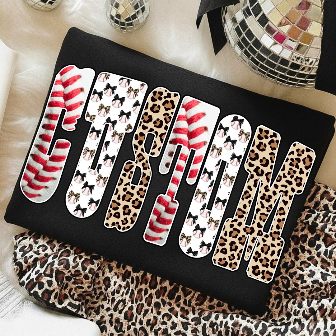 Custom Baseball PNG: Personalized School Spirit Sublimation, Editable ...