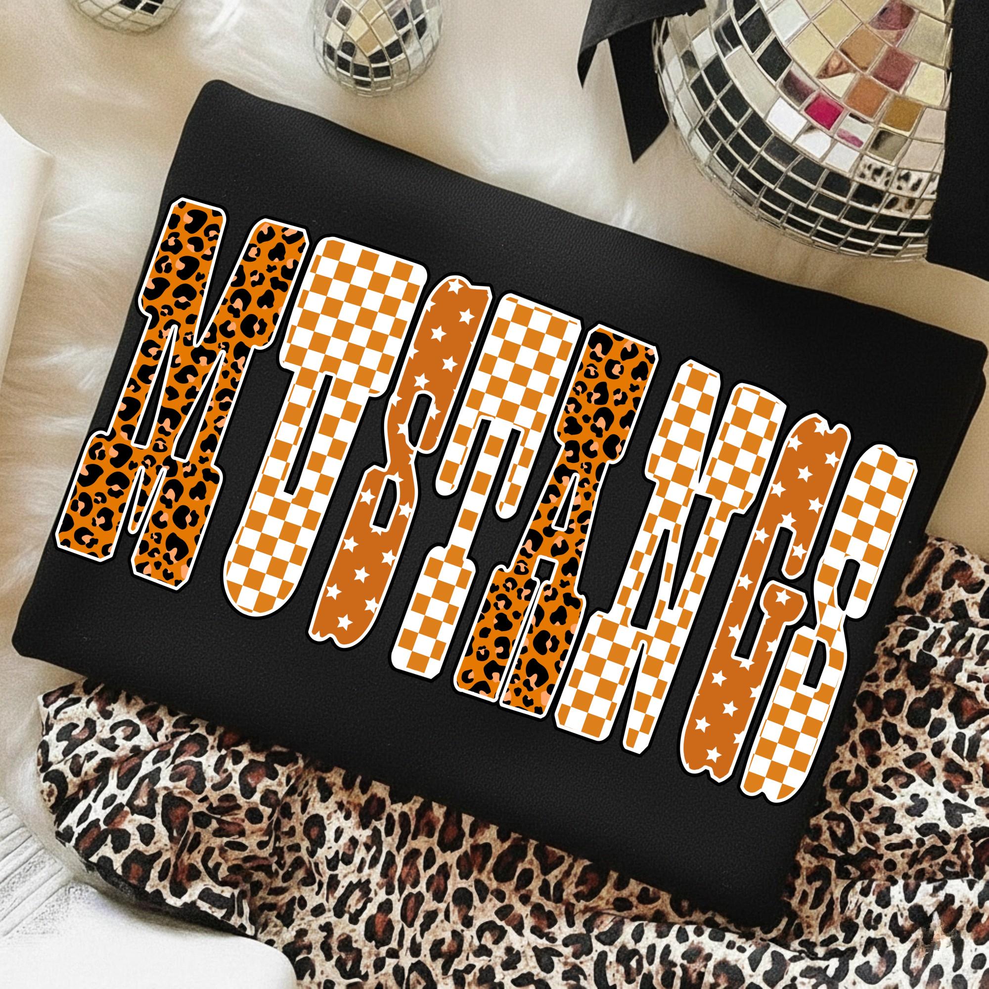 Mustangs Mascot PNG: Retro Mustangs Png, Bold Leopard Checkered Star ...