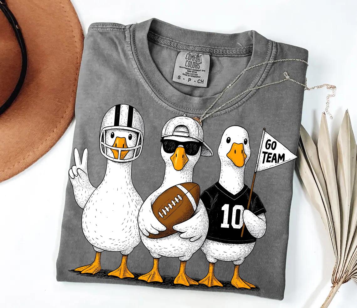 Funny Silly Goose Football Png, Retro American Football Goose, Goose ...