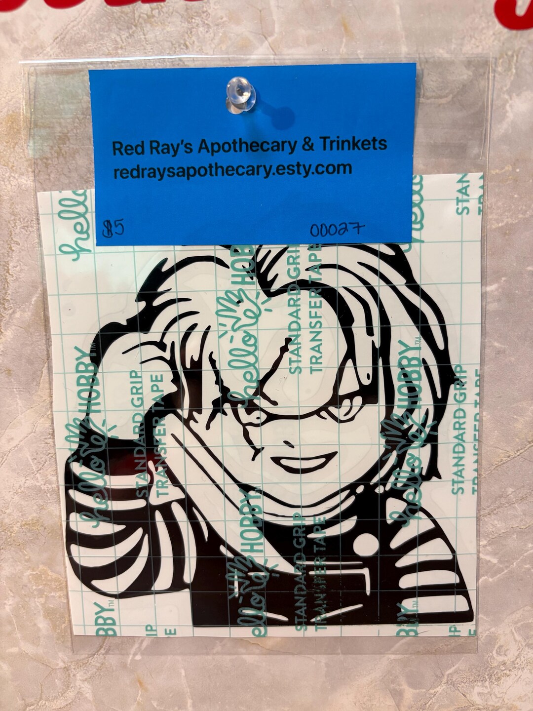 Chucky Vinyl Decal - Etsy