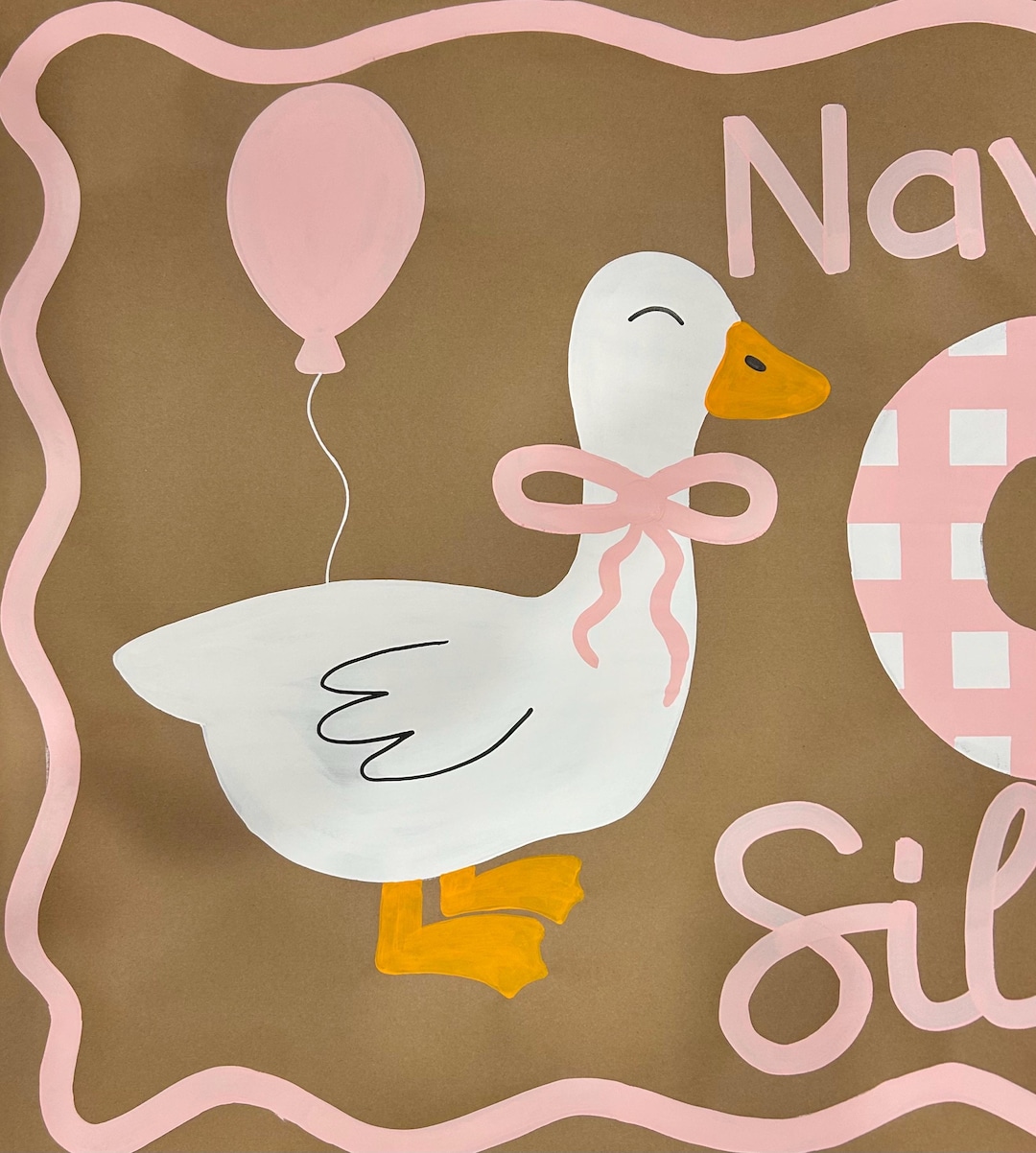 Silly Goose, Girl Birthday Banner - Etsy