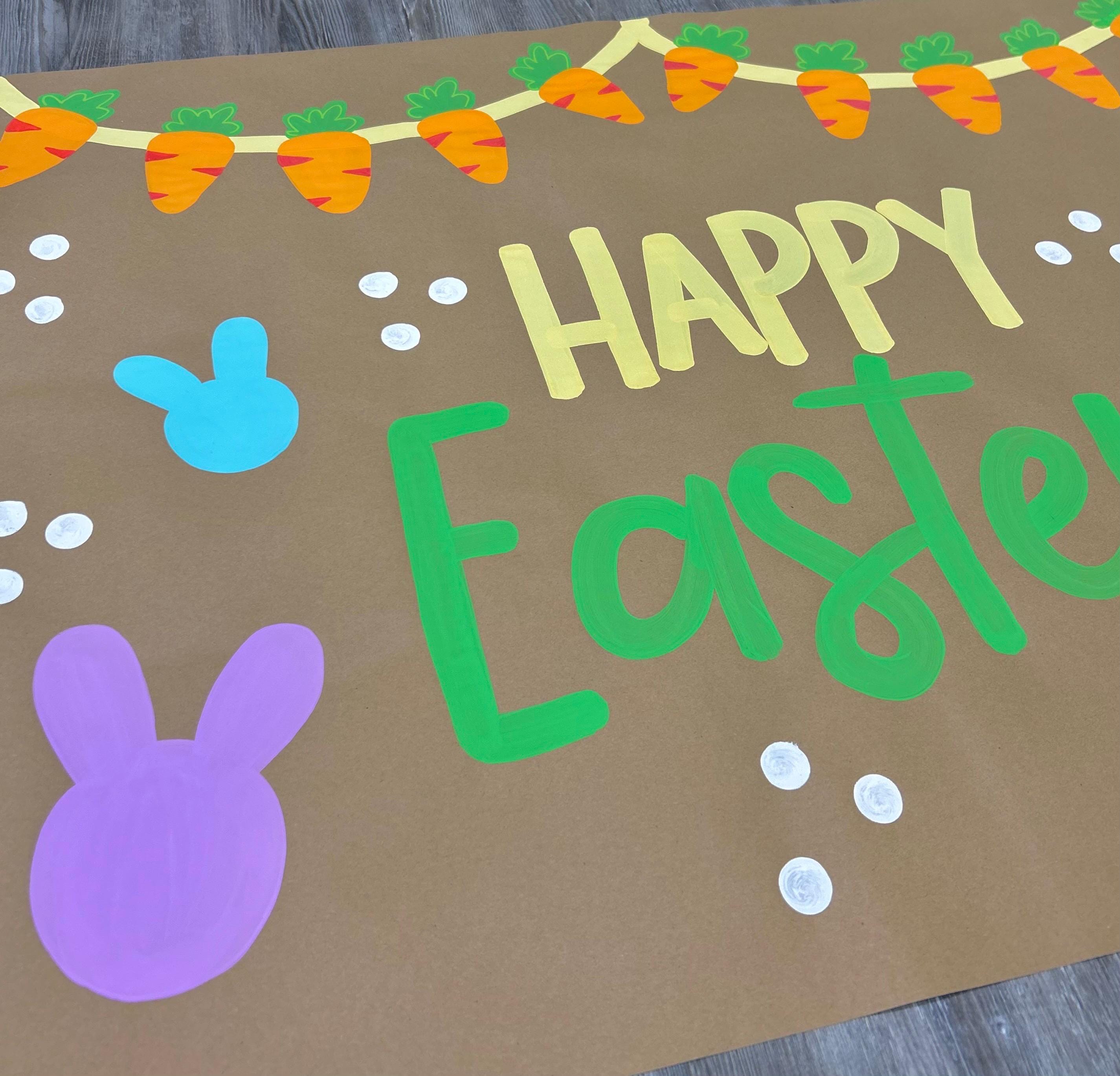 Happy Easter Banner - Party Decor - Etsy