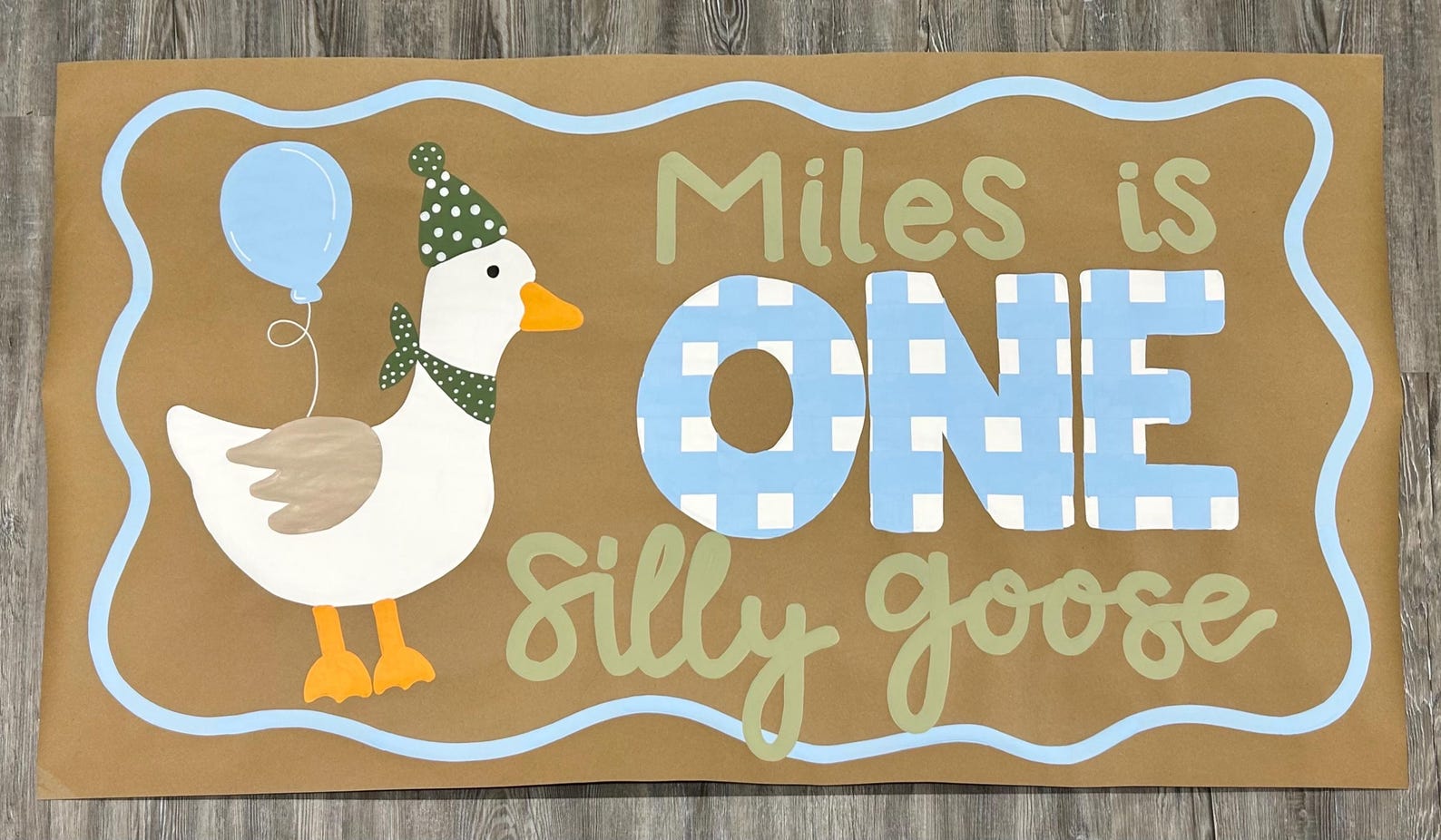 One Silly Goose First Birthday Banner - Etsy
