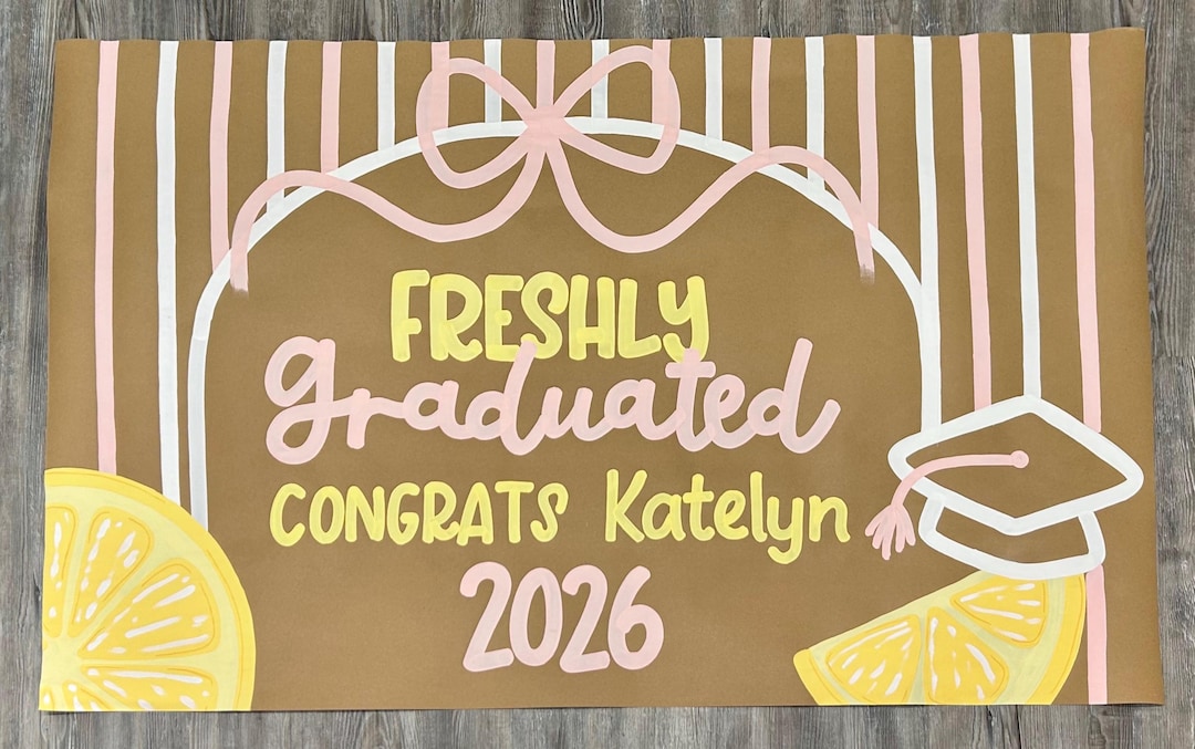 Freshly Graduated - Etsy