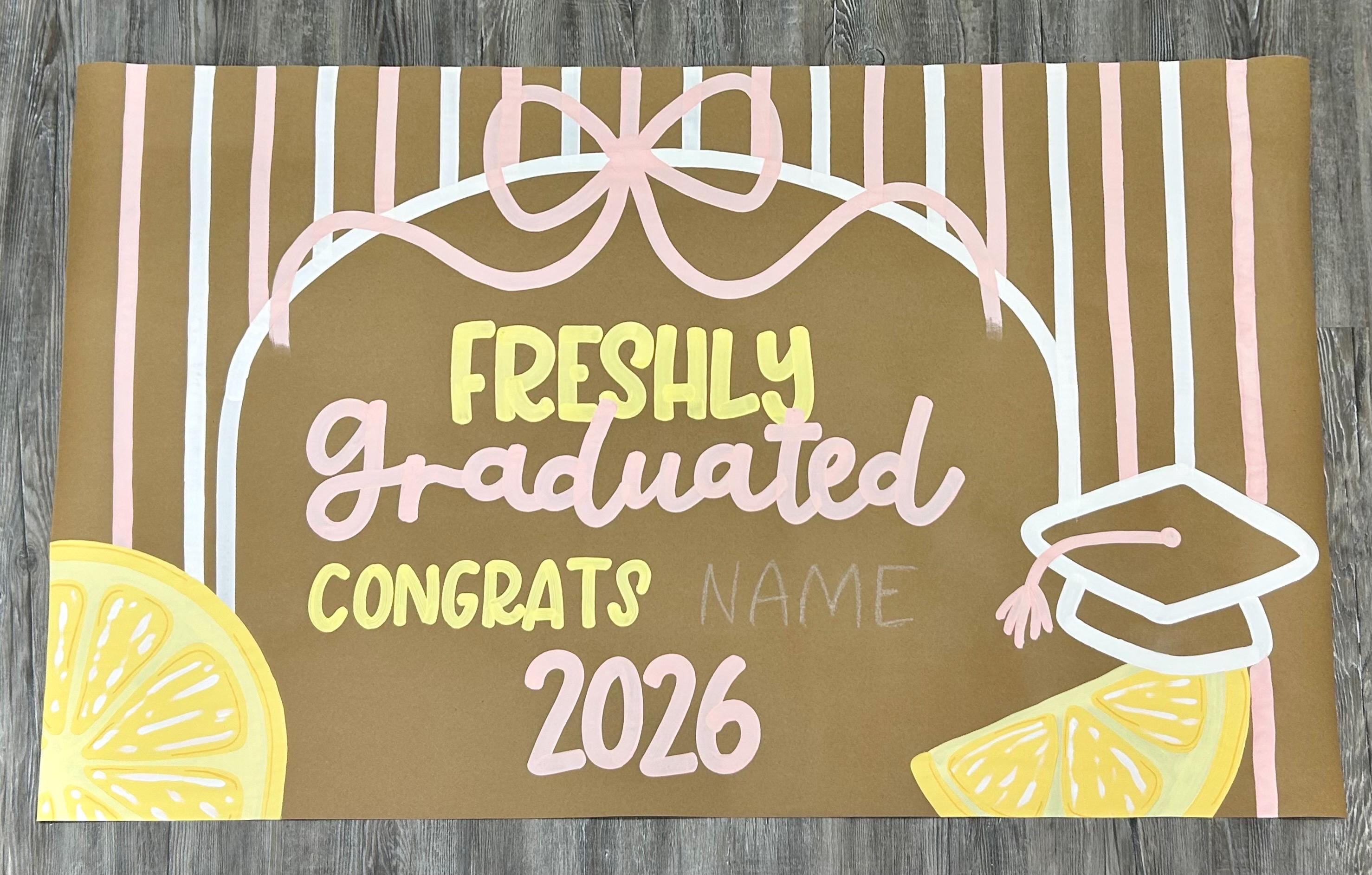 Freshly Graduated - Etsy