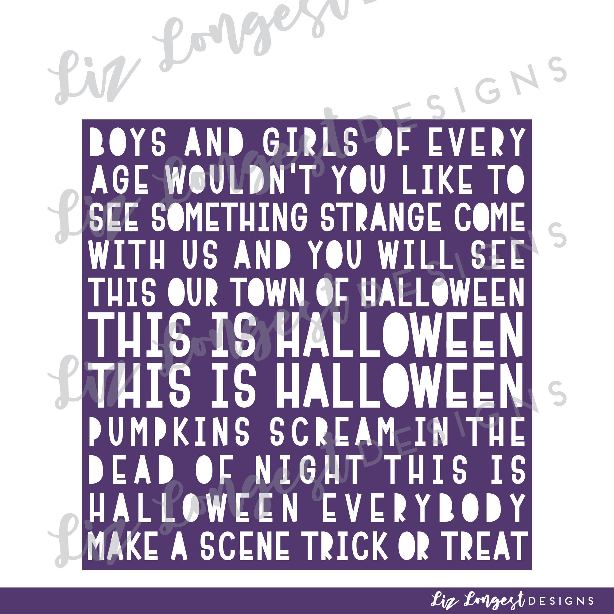 This Is Halloween Lyrics