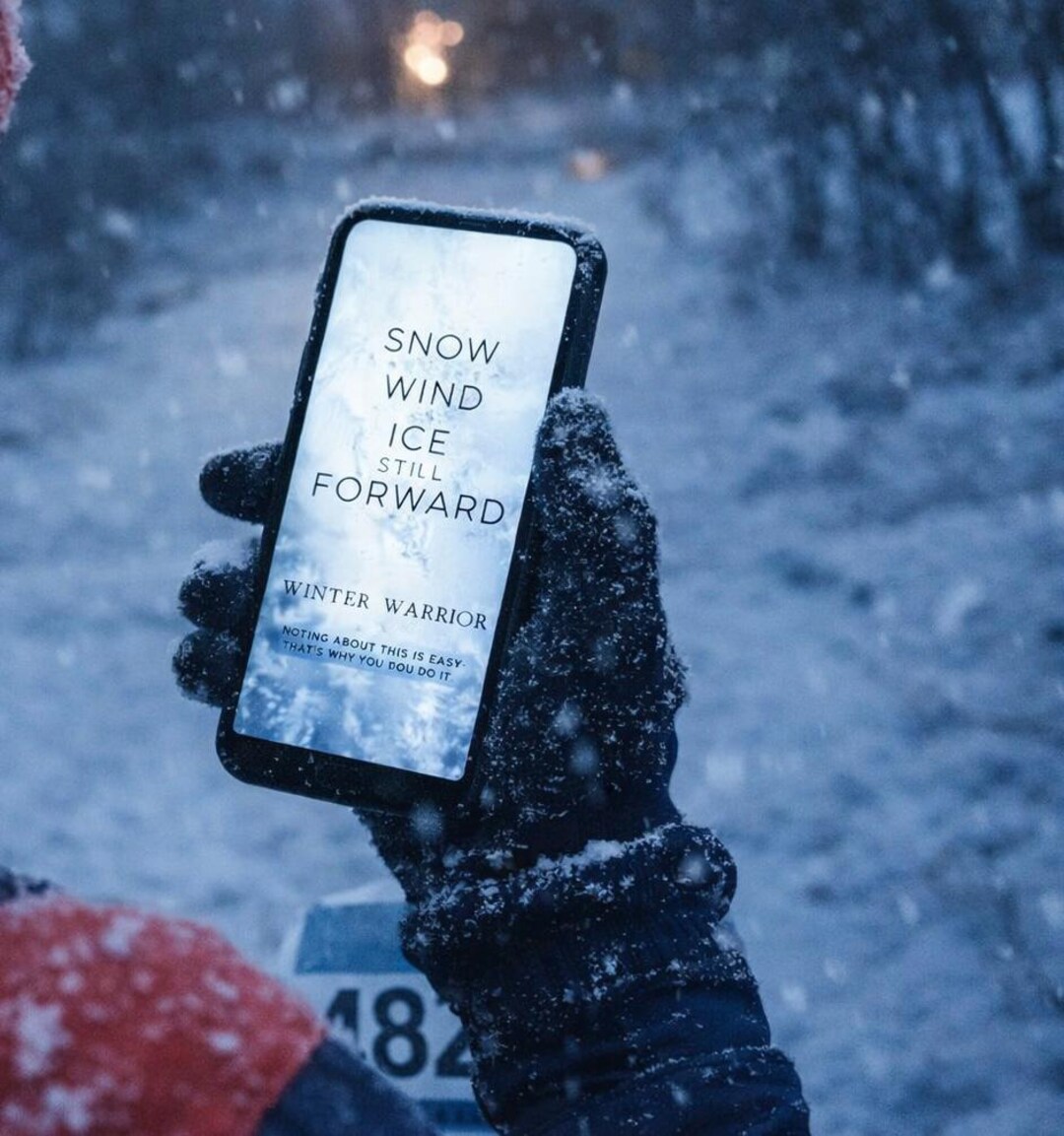 Winter Warrior Race Day Good Luck Card – Personalized Digital Download ...