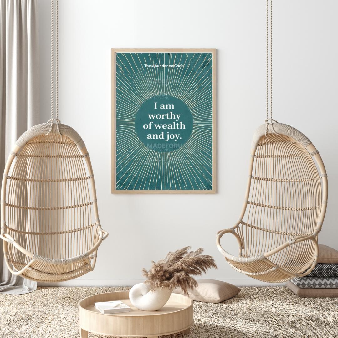 The Abundance Code — Wealth Mindset Printable | Manifestation Quote ...