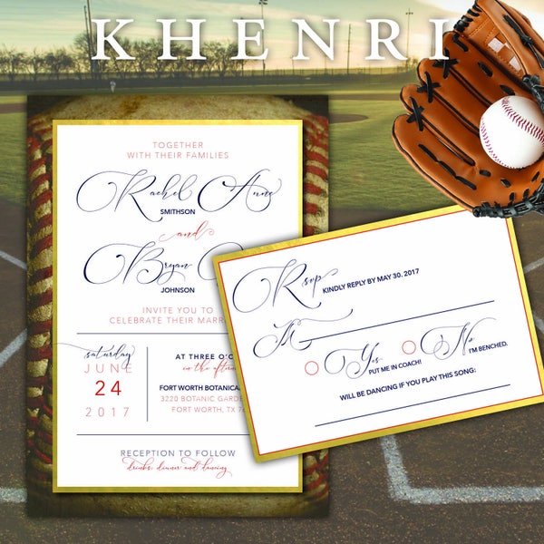 Baseball Wedding - Etsy