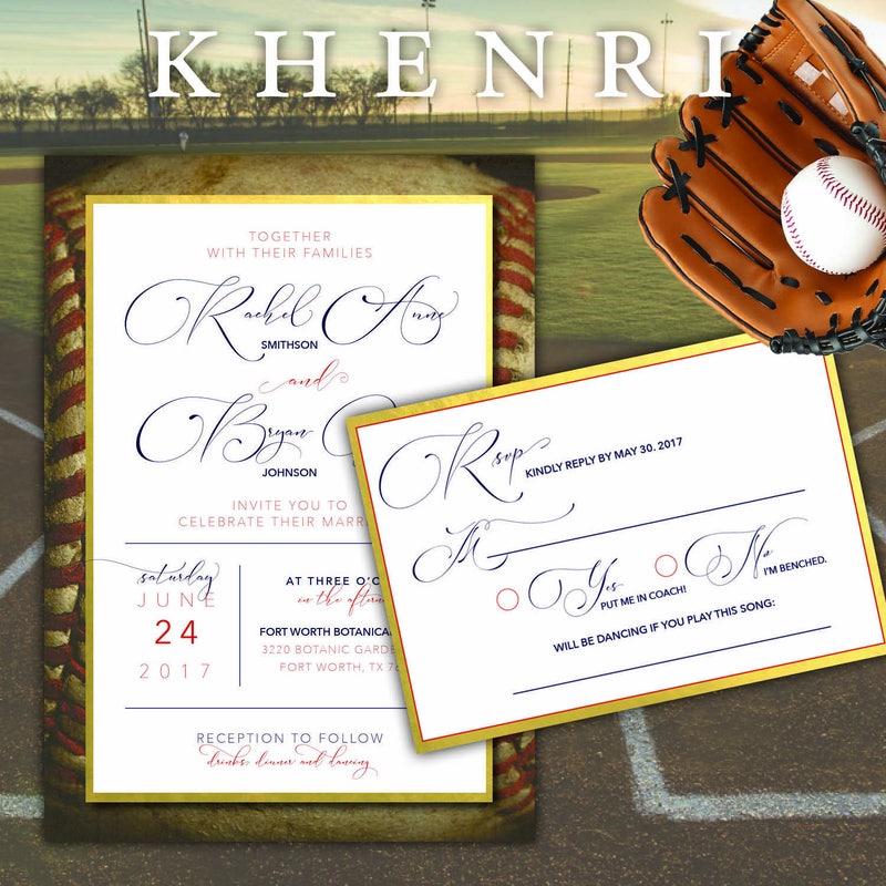 Baseball Wedding - Etsy