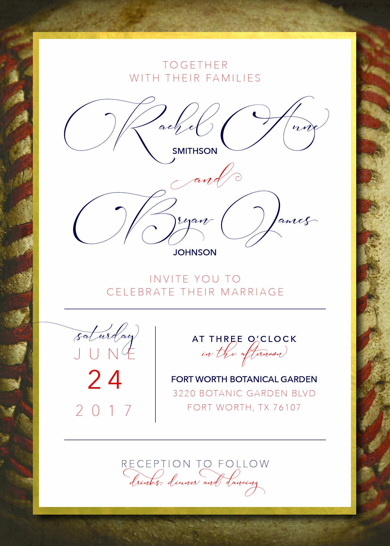 Chic Baseball Wedding Invitation - Etsy