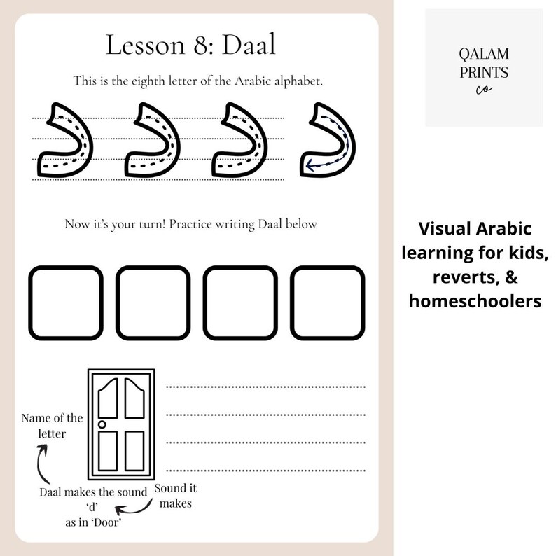 Arabic Alphabet Tracing Worksheets: Muslim Homeschool Learning (PDF ...