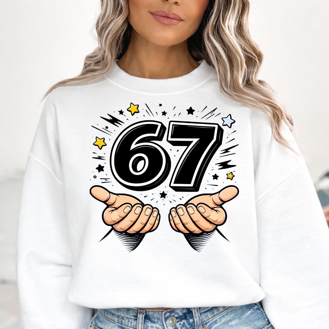 Six Seven 67 PNG, Funny Number 67 Shirt Design, Cartoon 67 Characters ...