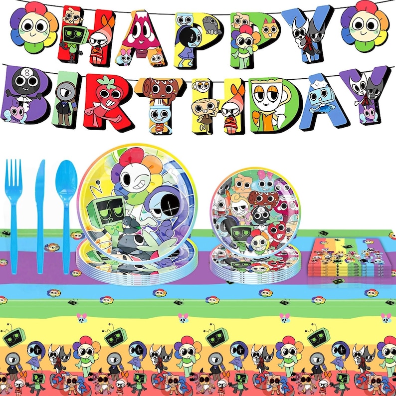 Dandy’s World Birthday Party Decoration Set: Cartoon Theme - Etsy