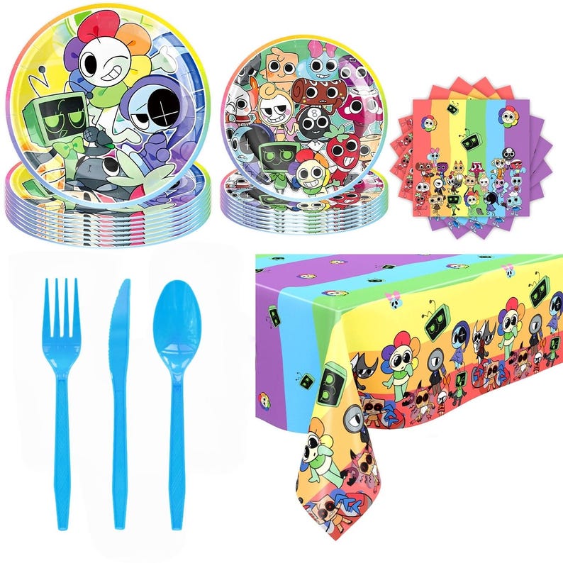 Dandy’s World Birthday Party Decoration Set: Cartoon Theme - Etsy