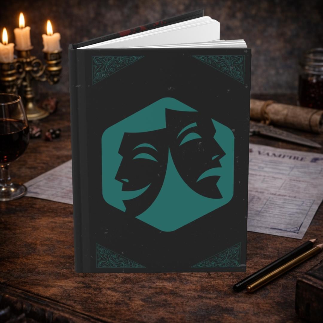 Vampire Journal Notebook Character Sheet Gaming Accessory Gothic Style ...