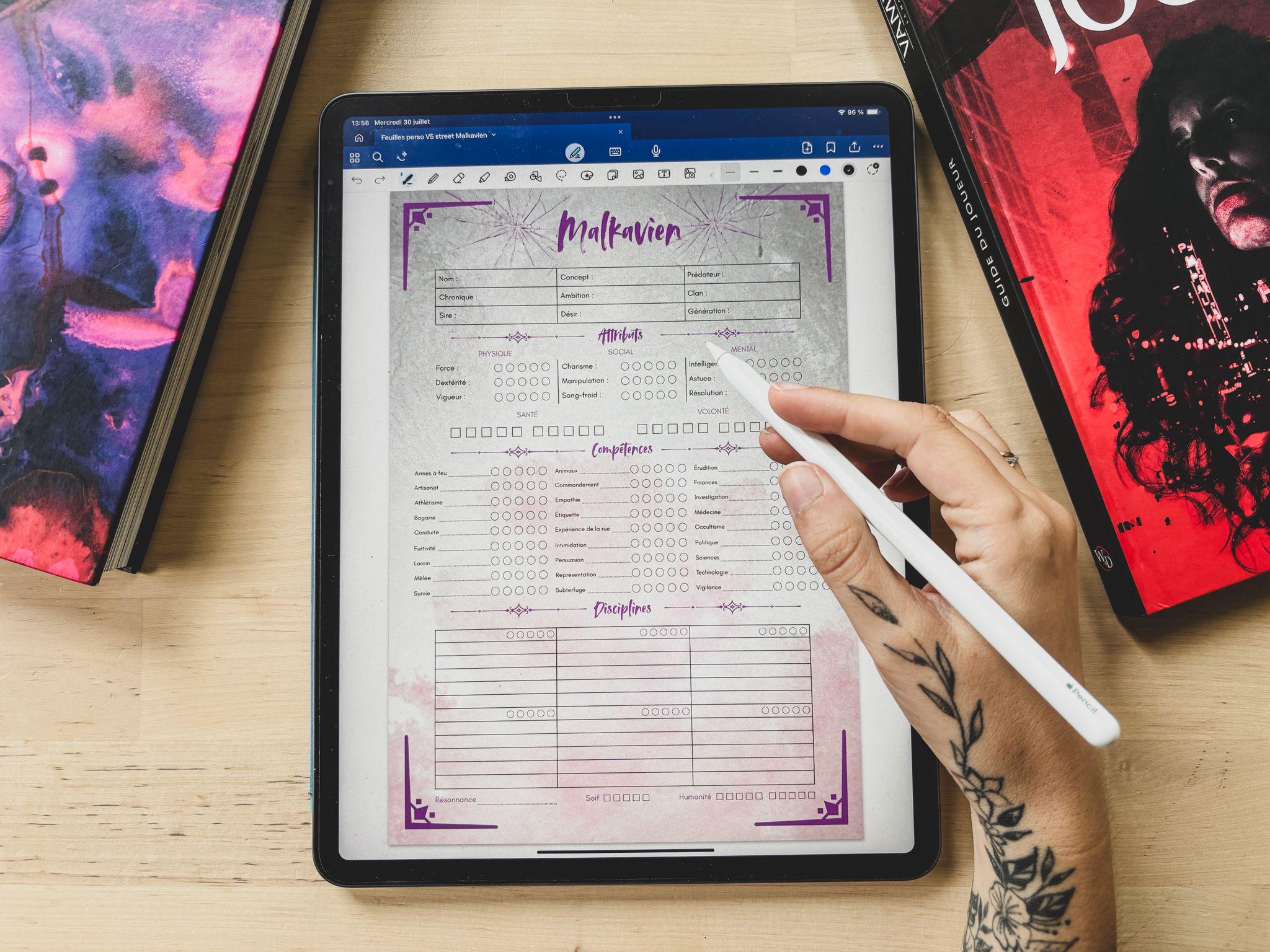 VAMPIRE V5 Pack, 80 Character Sheets, 5 Sheets per Clan to Fill In, PDF ...