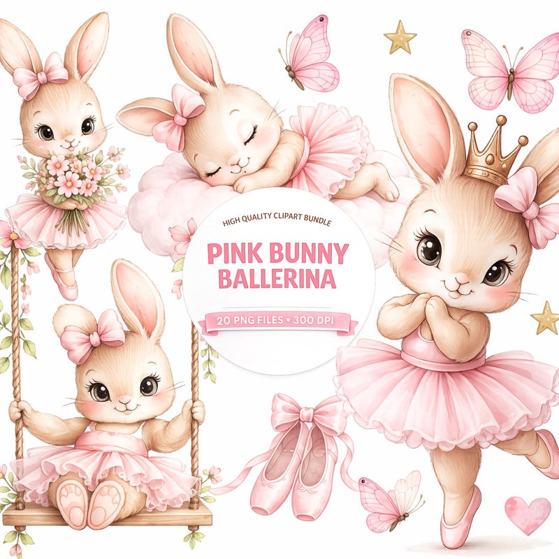 Pink Rabbit - Etsy