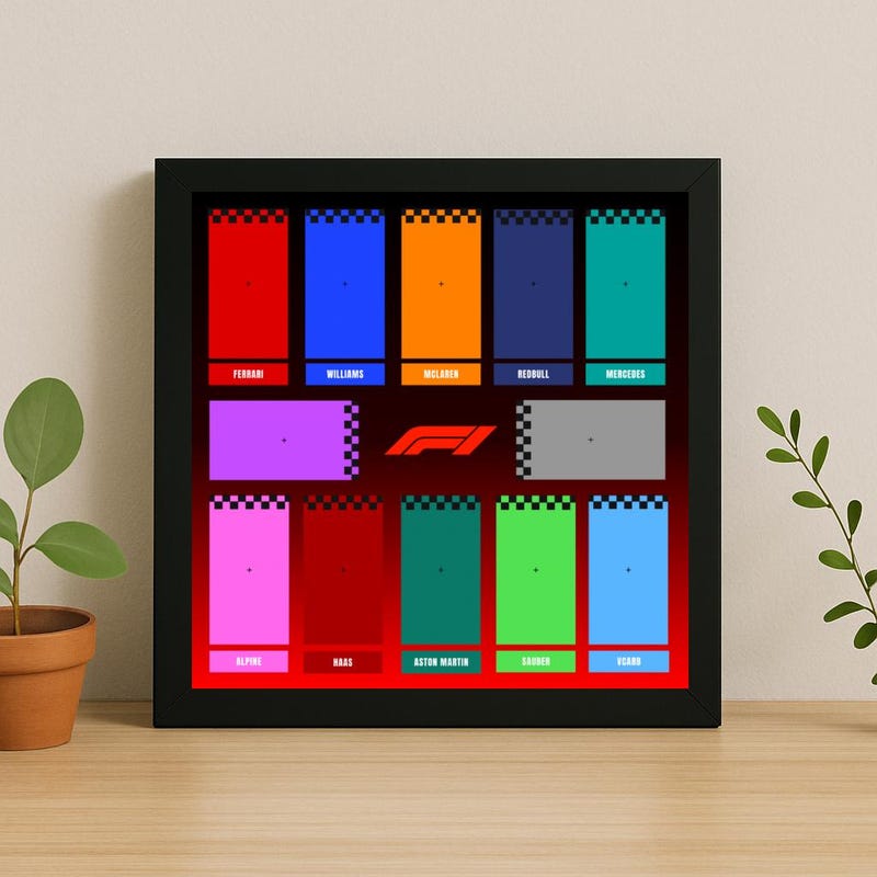 F1 Mini Legos Display - Etsy