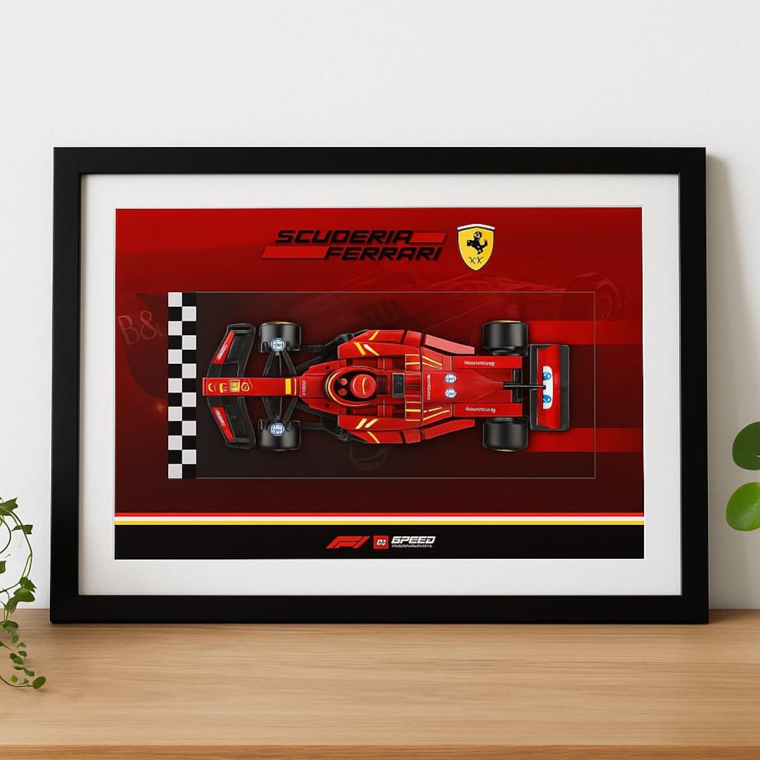 Ferrari Speed Champions Display Print (A4) - Etsy