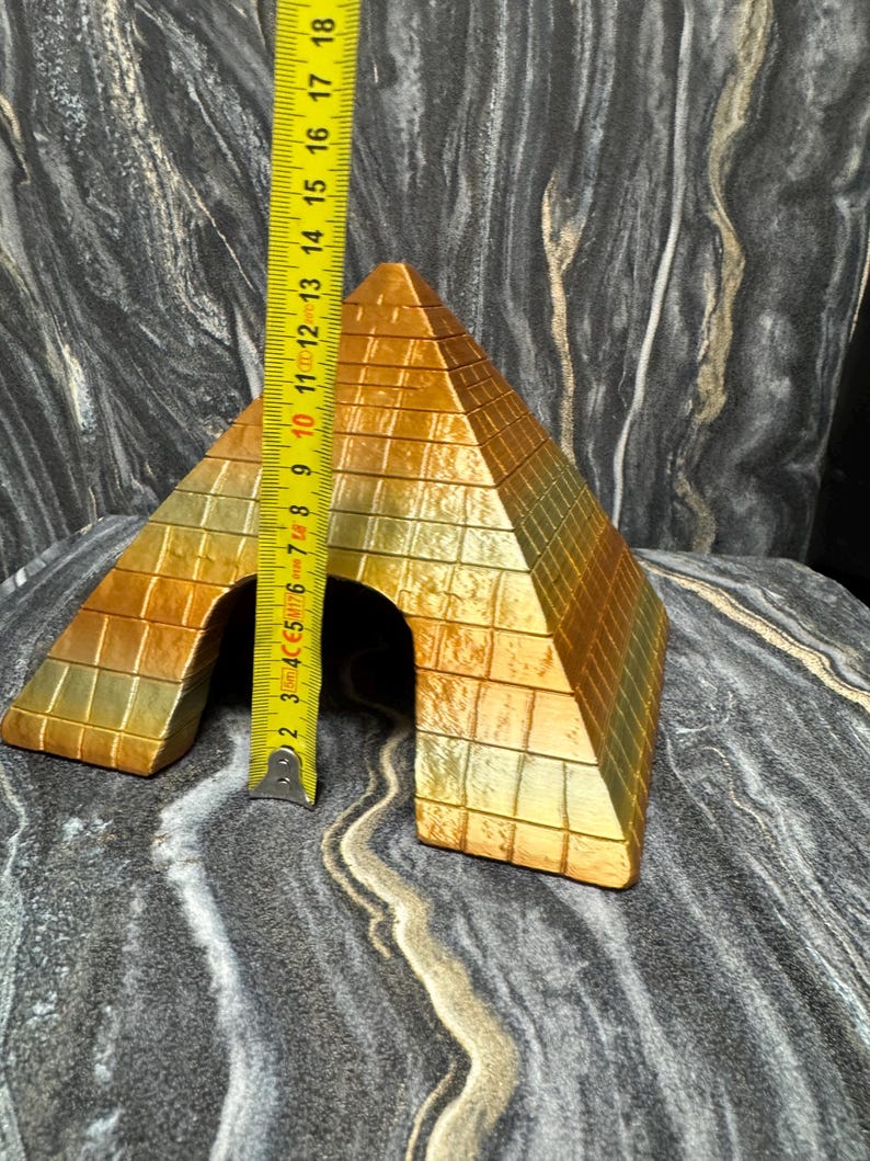 Egyptian Pyramid Terrarium Hideaway – Ancient Temple Style Reptile ...