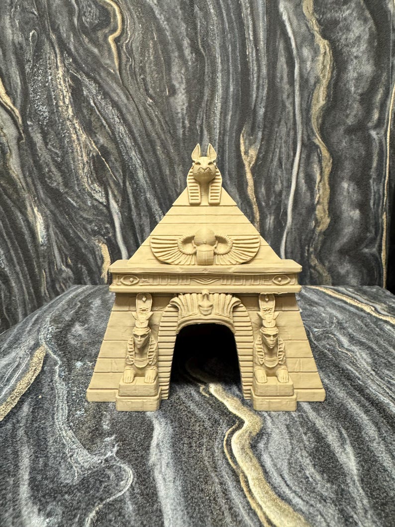 Egyptian Pyramid Terrarium Hideaway – Ancient Temple Style Reptile ...