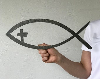 Metal fish wall art | Etsy