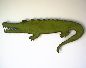 Alligator wall decor | Etsy