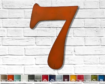 Metal Number 8 8 12 16 or 22 Inch | Etsy