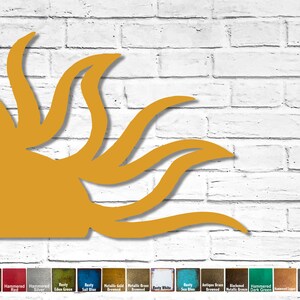 Corner Sun Metal Wall Art Home Decor Choose 11 17 - Etsy