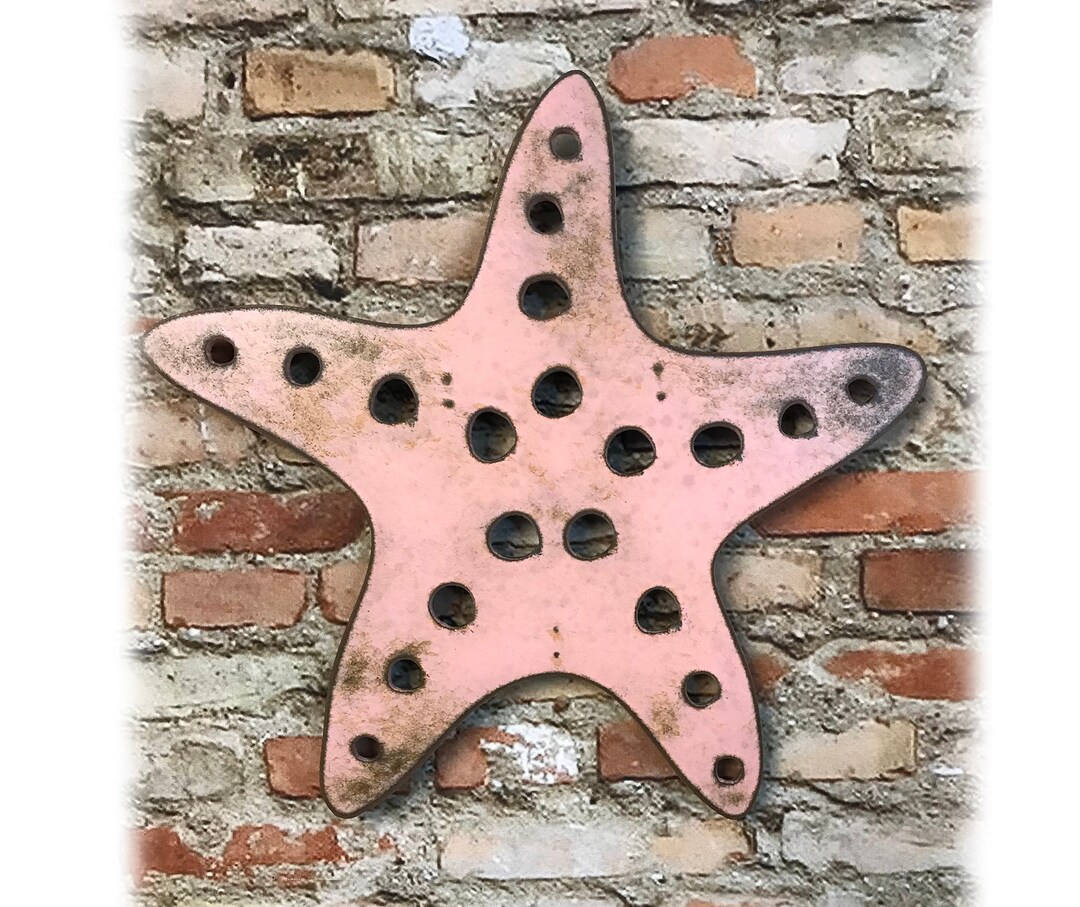Starfish Metal Wall Art Home Decor Handmade Choose Your - Etsy