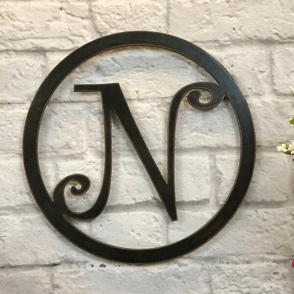Metal Letter N - Etsy