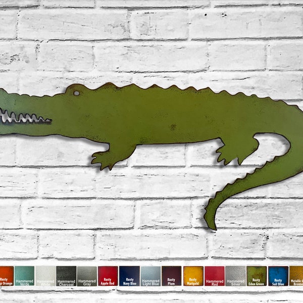 Alligator Wall Decor - Etsy