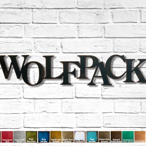 Wolfpack Art - Etsy