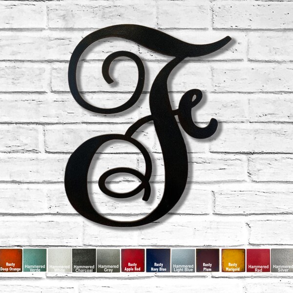 Metal Monogram - Etsy