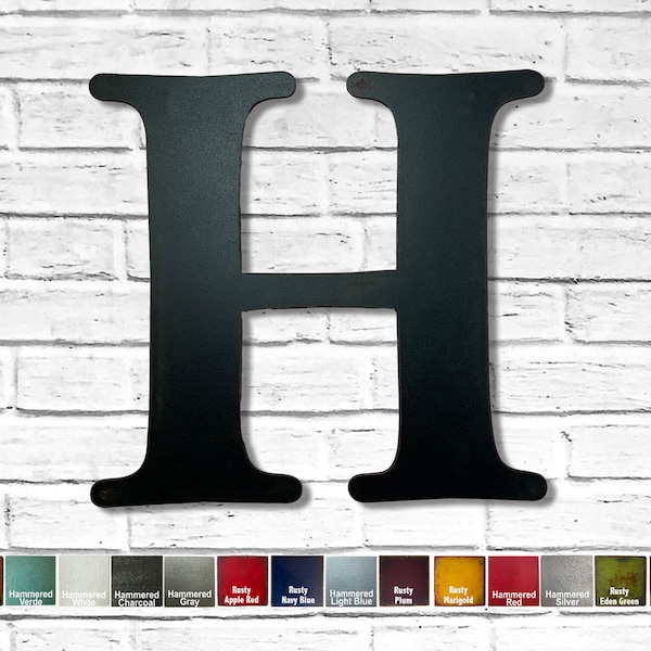 Metal Letter H - Etsy