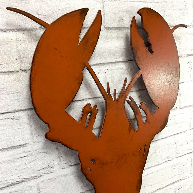 Lobster Metal Wall Art Home Decor Handmade Choose Your | Etsy