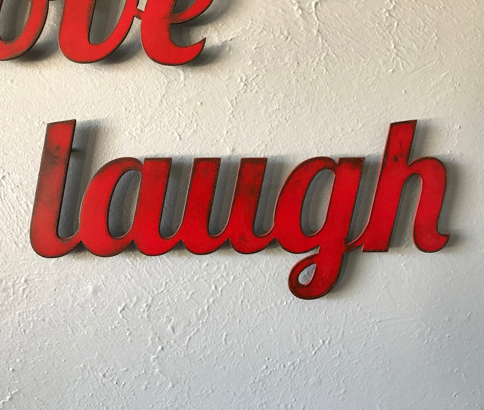 Live Laugh Love Sign Three Separate Pieces Metal Wall Art - Etsy