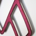 Cancer Awareness Ribbon Metal Wall Art 16 Tall Metal Wall Hanging Pink ...
