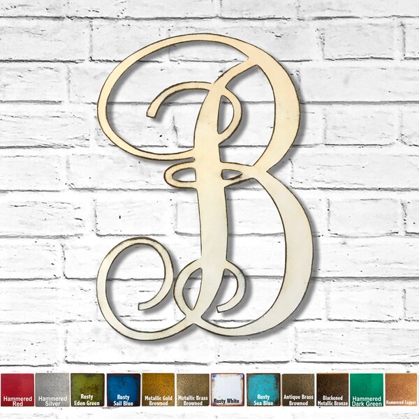 Metal Letter B Decor - Etsy