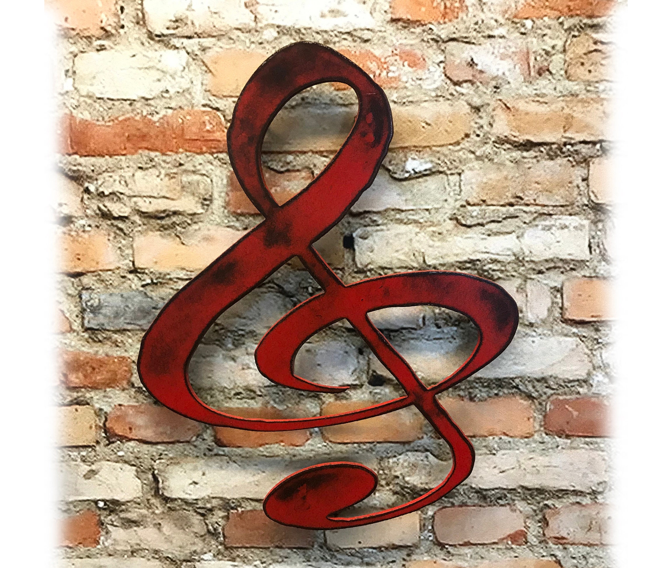 Treble Clef Metal Wall Art Handmade Home Decor Choose | Etsy