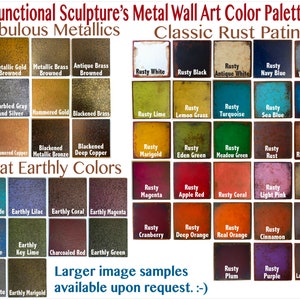 Metal Number 1 8, 12, 14, 16 or 22 Inch Tall Handmade Metal Wall Art ...