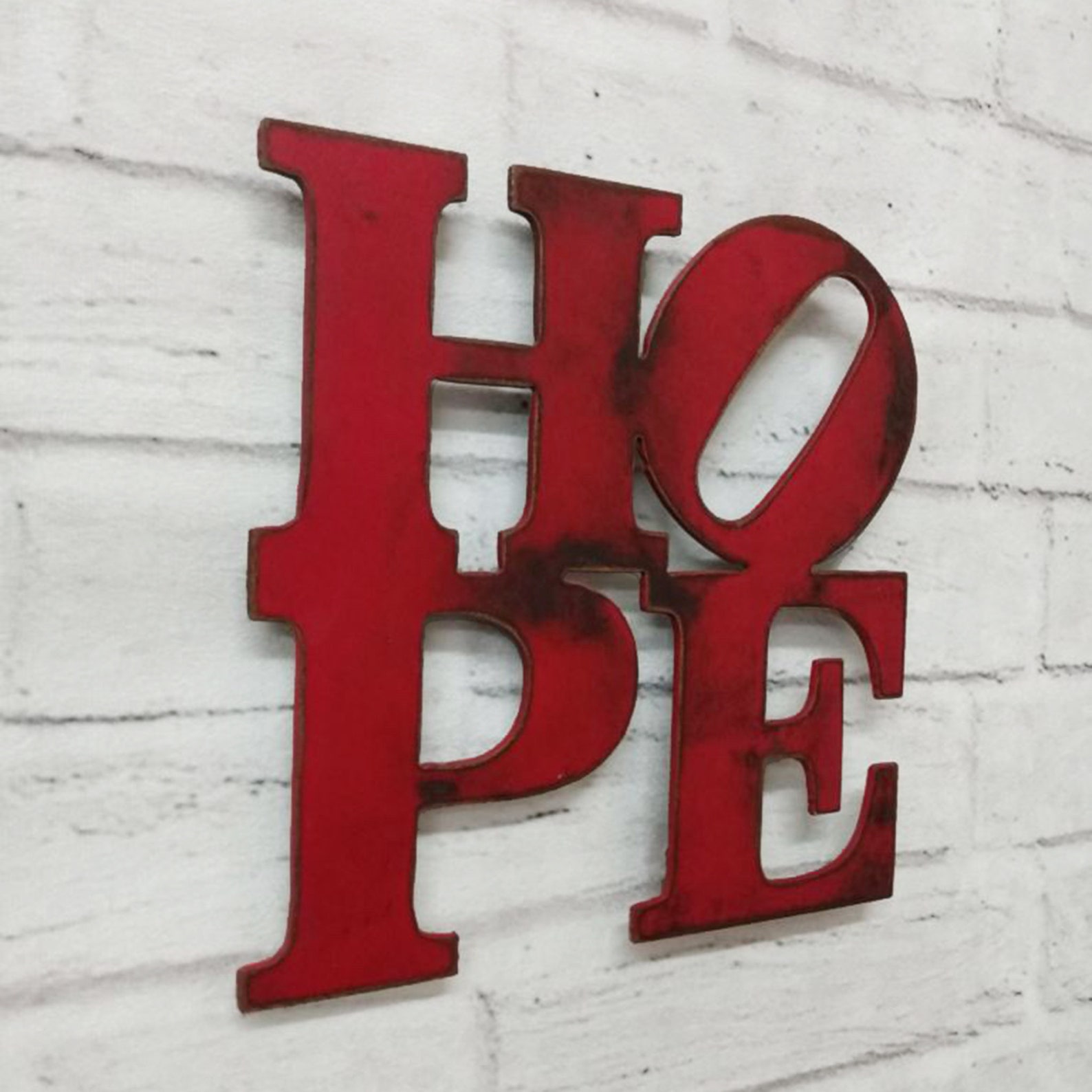 HOPE Wall Art Metal Sign Choose 8 11 17 - Etsy