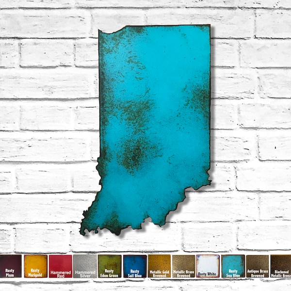 Indiana State Sign - Etsy
