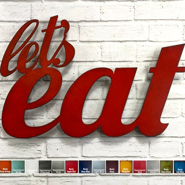 Metal Wall Art Kitchen - Etsy