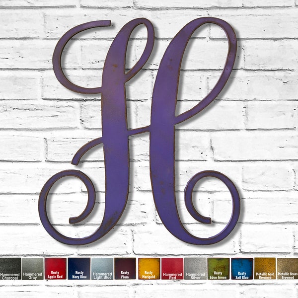 Metal Letter H - Etsy