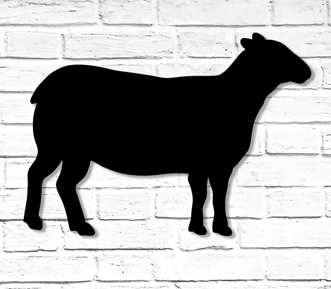 Sheep Metal Wall Art Home Decor Handmade Choose 8 - Etsy